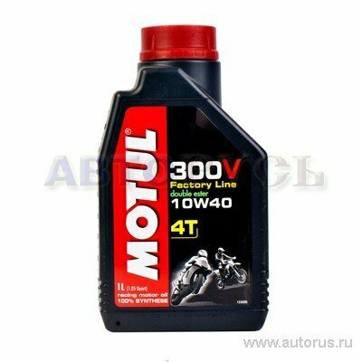 Масло моторное motul 300v 4t factory line 10w-40 синтетическое 1 л 112667