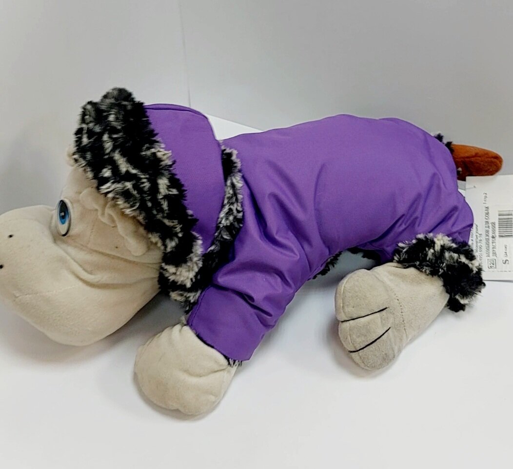 Дог Мастер Комбинезон Мех Унисекс Двухсторонний для Собак, S 36*25*27