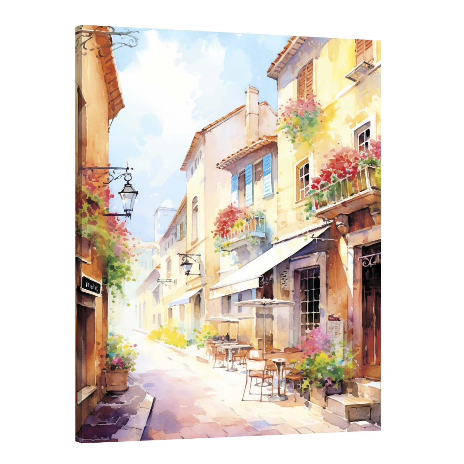 Интерьерная картина 50х70 "Деревня в роскоши"