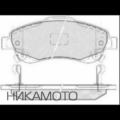 AIKO PF-8808 Колодки тормозные HONDA CR-V (2007-) передние
