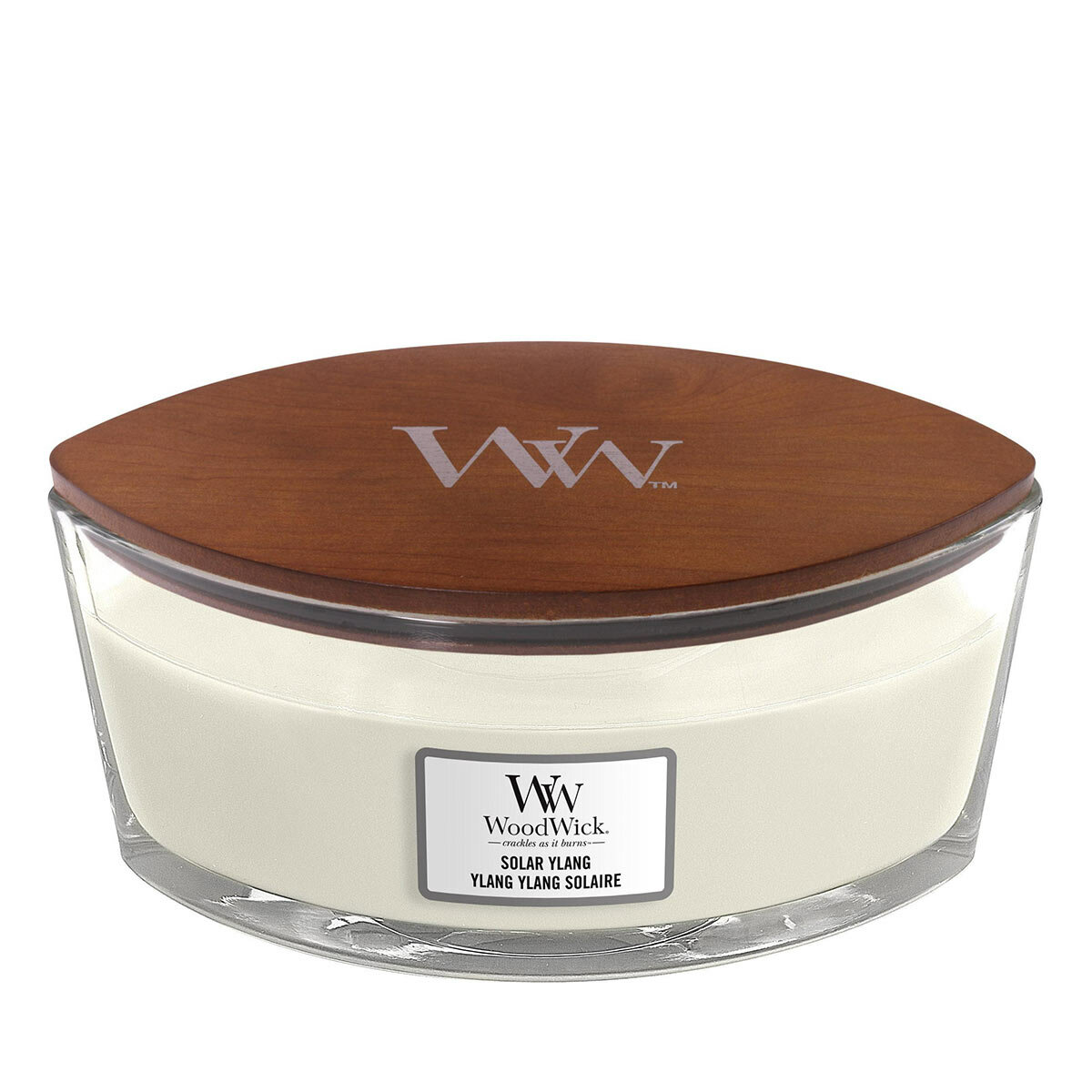Woodwick/ Свеча эллипс Солнечный иланг 453.6гр.
