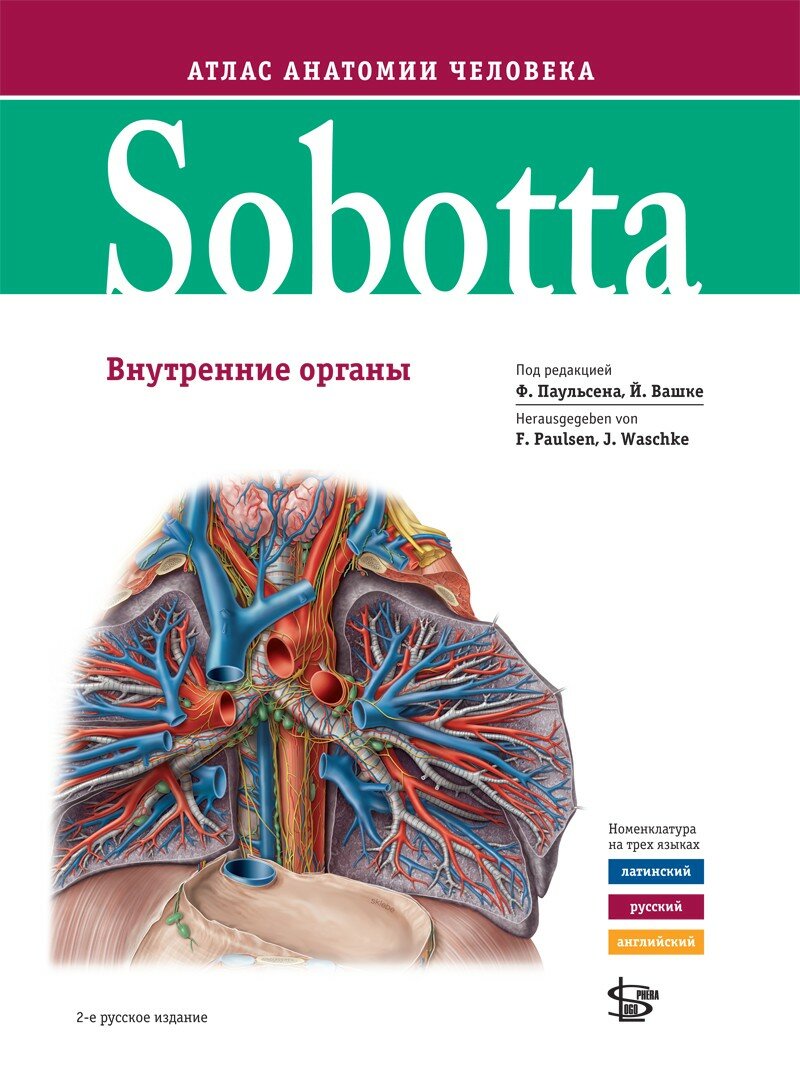 Ф. Паульсен, Й. Вашке "Sobotta. Атлас анатомии человека. Т. 2, 2 изд."