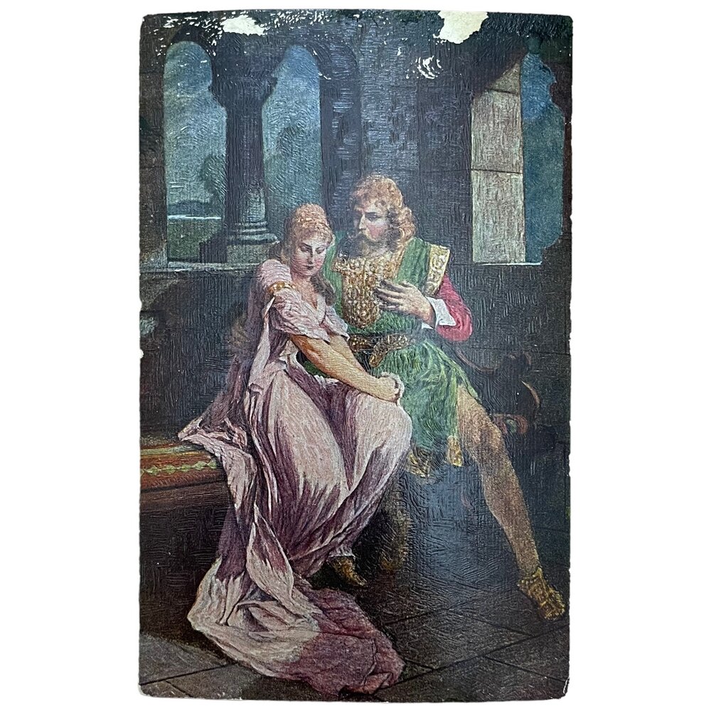 Почтовая открытка "Ф. Леке. Лоэнгрин. Акт III" 1900-1917 гг. Германия