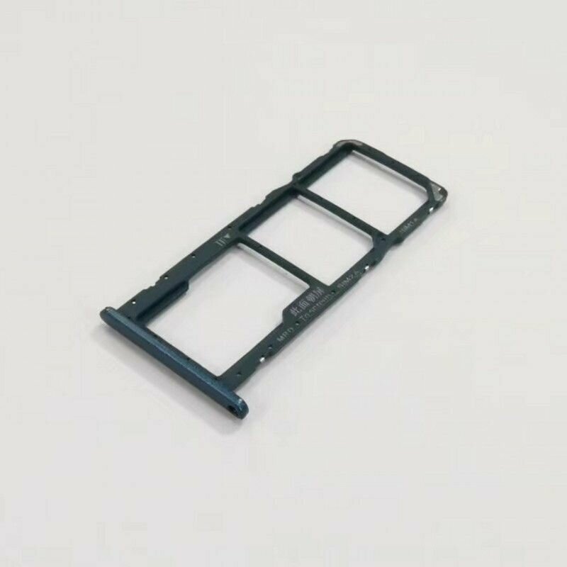 Держатель SIM Huawei Y6 2019 (MRD-LX1F) синий card holder адаптер переходник лоток слот для SIM-карты