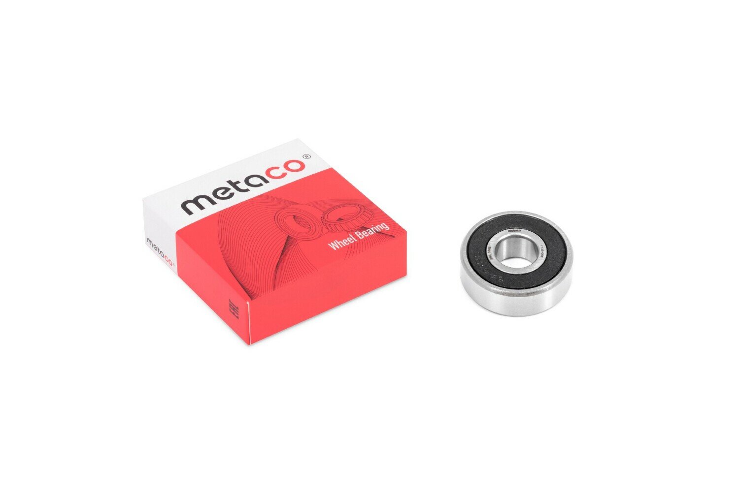 METACO 7138-006 Подшипник генератора универсальный 201 закрытый резиновые пыльники // 12X32X10 Metaco 7138-006 — фото 1