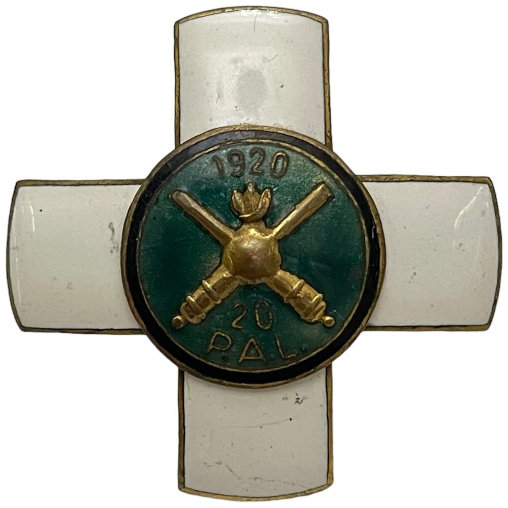 Полковой знак "20 легкий артиллерийский полк" Польша 1971-1990 гг. (реплика)