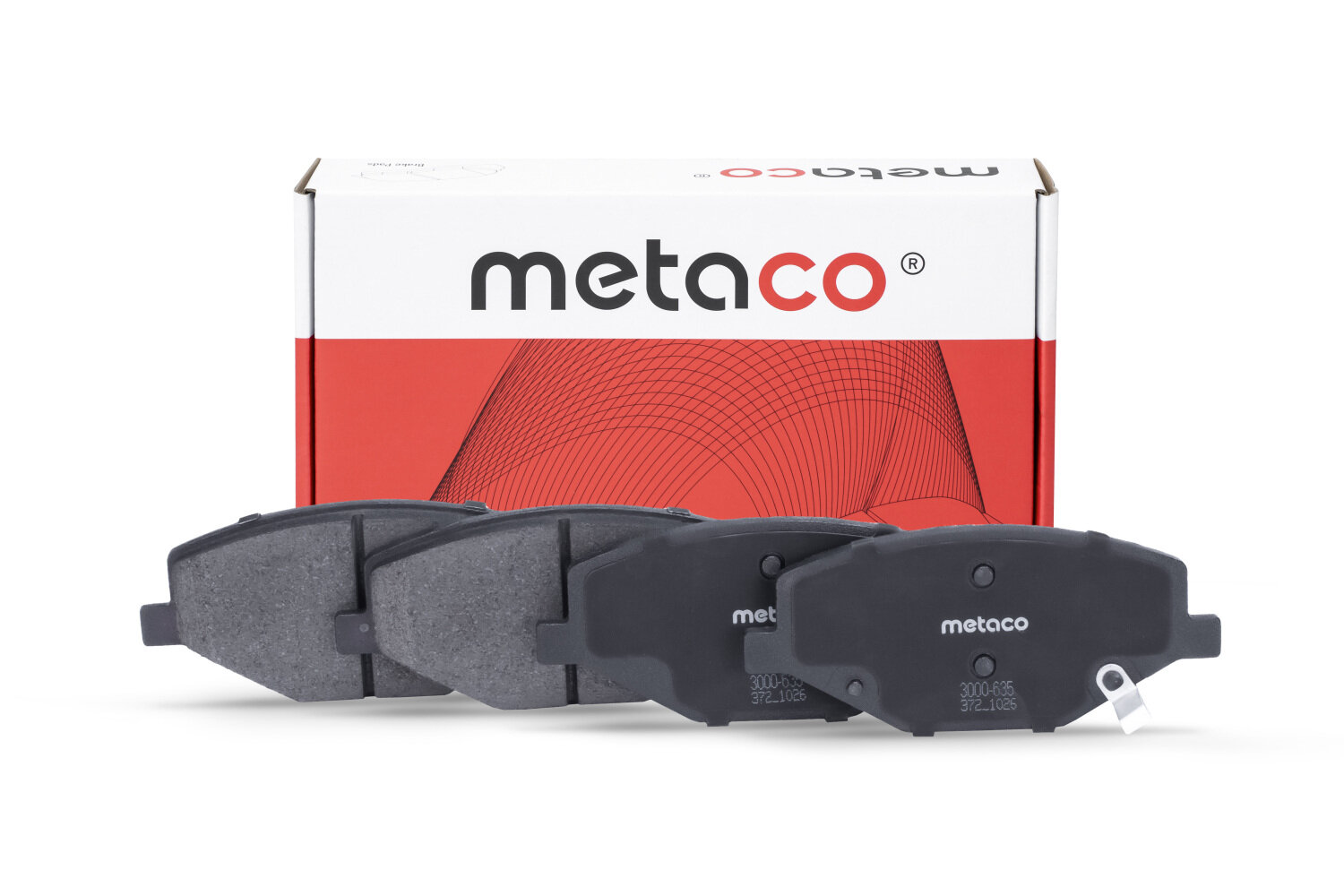 Колодки тормозные передние к-кт METACO 3000635