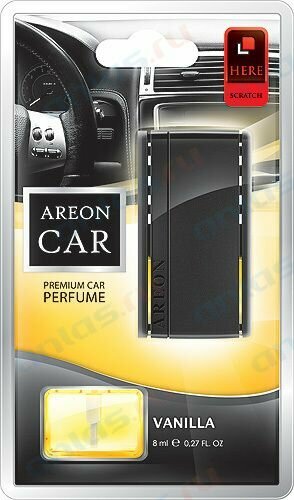 Ароматизатор на печку жидкий Areon Car Vanilla ваниль блистер 8 мл