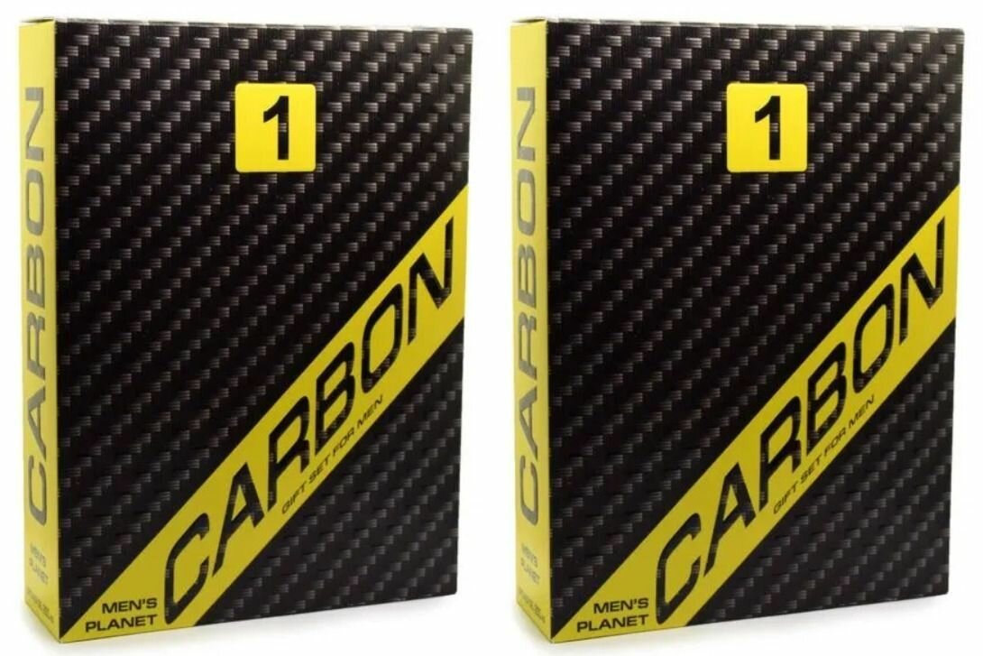 FESTIVA Подарочный набор мужской Men's Planet Carbon1, Шампунь 250 мл + Гель для душа 250 мл, 2 шт