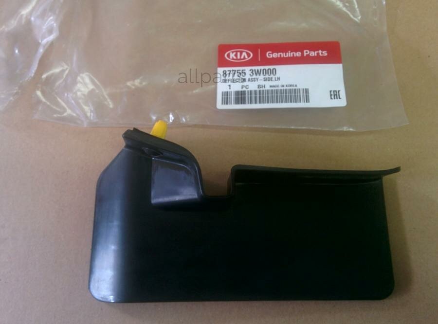 HYUNDAI-KIA 877553W000 брызговик ЗАД L перед колесом