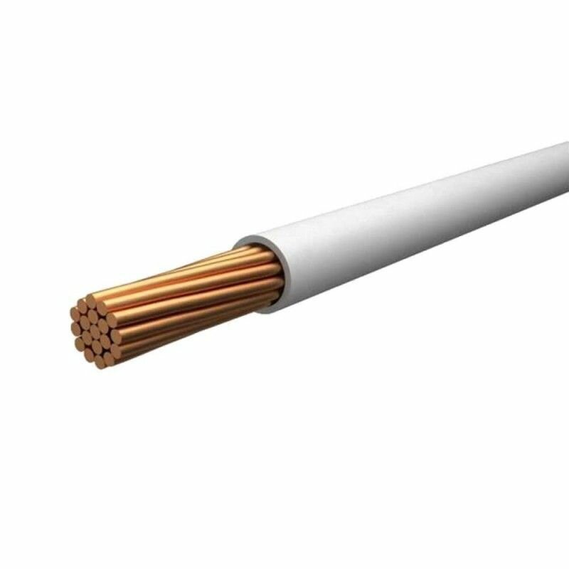 Провод ПуГВнг-LS 1x10 белый (20м) ГОСТ