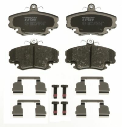 Колодки передние со скобами подходит для RENAULT Logan Sandero PEUGEOT LADA Largus TRW GDB1634