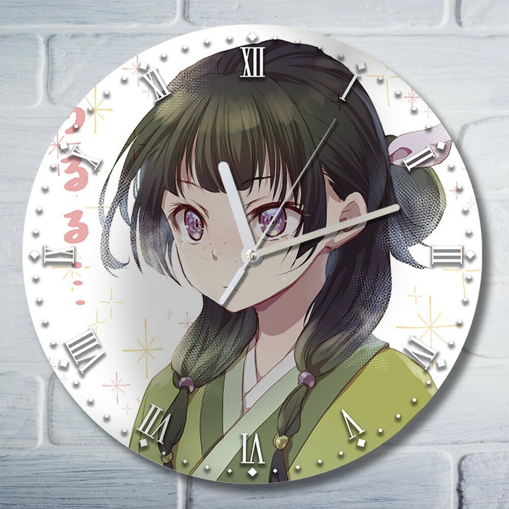 Настенные часы УФ "аниме Монолог фармацевта (мао мао, сяолан, дзинси) - 10172"