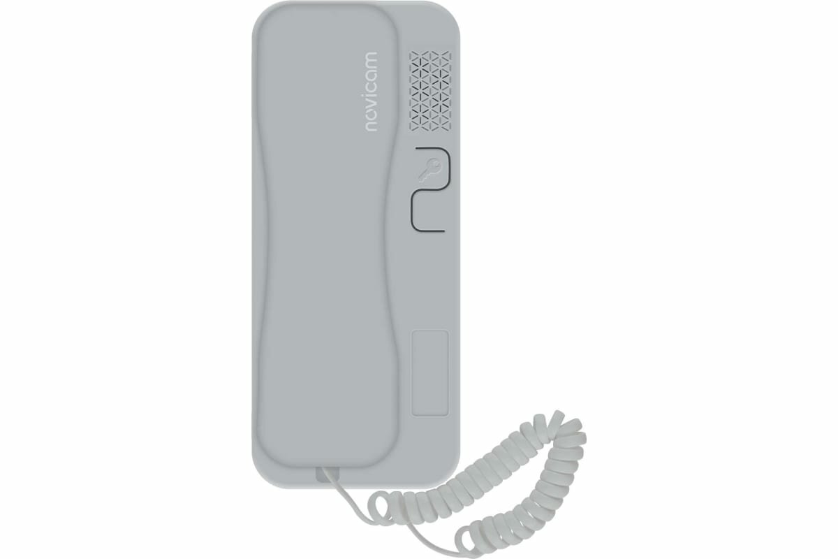Novicam аудиотрубка для коорд домофона с индикацией выключения звука voice grey 4475