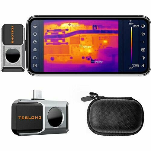 Тепловизионная камера (тепловизор) Teslong для смартфонов на Android, разрешение 160x120 или 256x192, 25 Гц