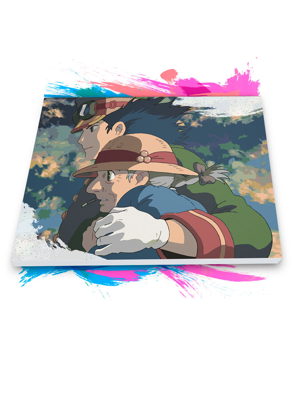 Картина по номерам на холсте Ходячий замок, 40 х 50 см