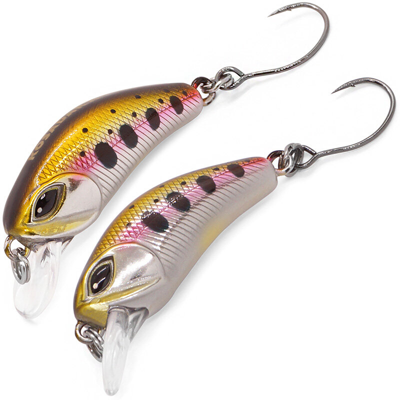 Воблер Kosadaka Dahlia 30F, плав, 30мм, 2.4г, 0.1-0.3м, цв. NCR