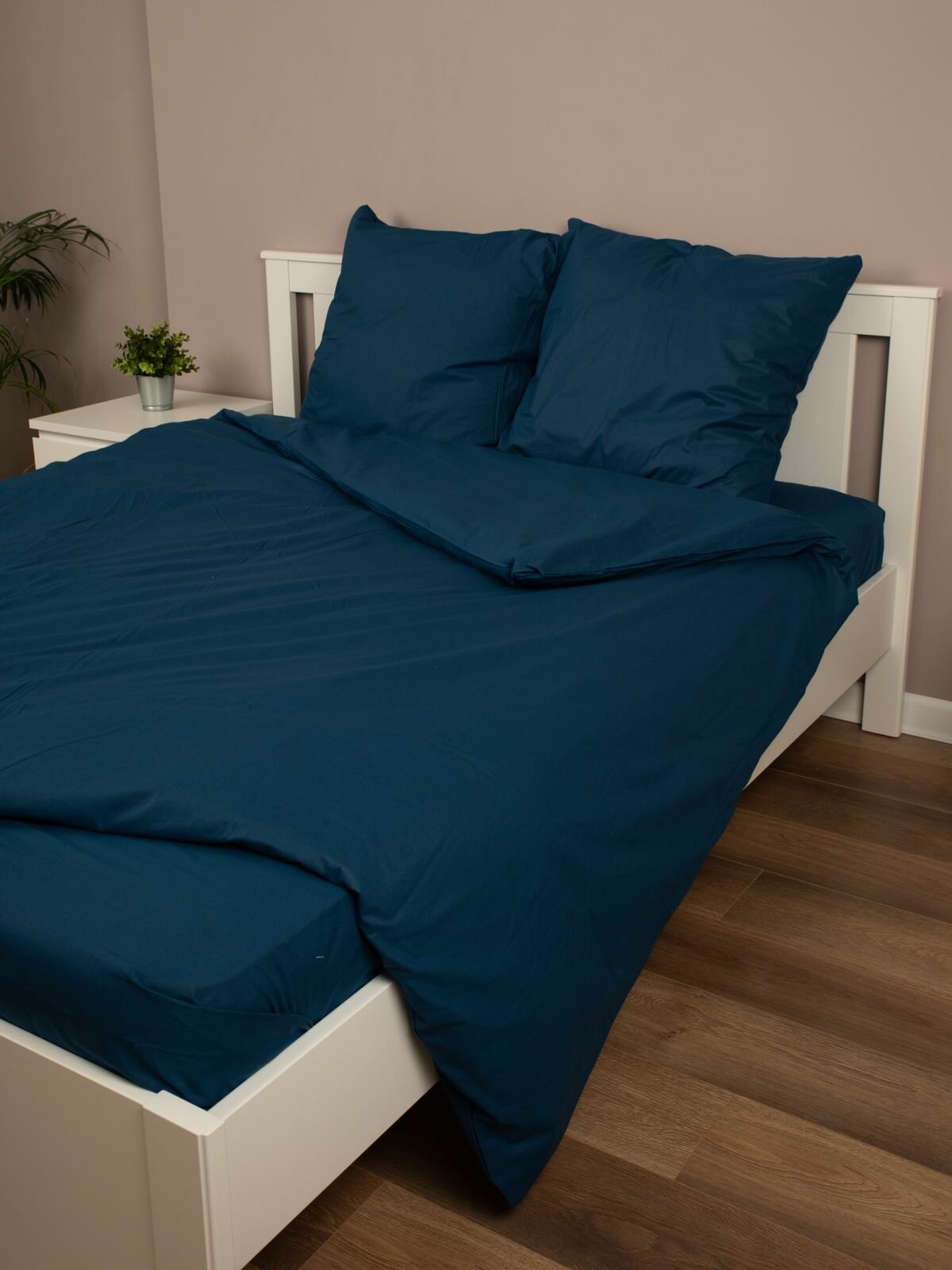 Пододеяльник 1.5сп на молнии, 145х215 поплин однотонный, интетекс