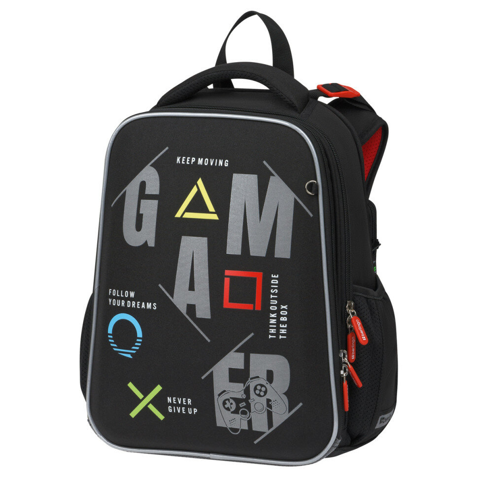 Ранец Berlingo Expert "Game on" 37*28*16см, 2 отделения, 2 кармана, анатомическая спинка, 366257