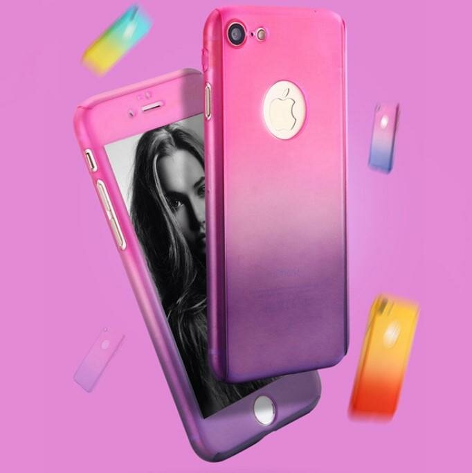 Чехол для айфон iPhone 6 / 6s 360 градусов, градиент