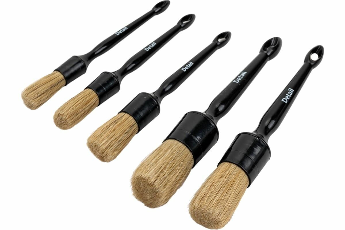 Комплект пластиковых кистей с натуральным ворсом Detail NB