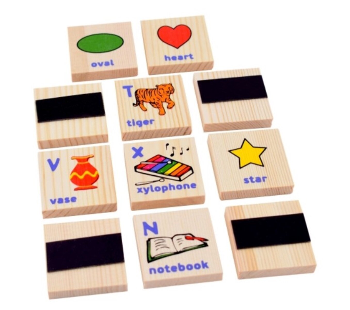 Сувенир Томик Английский деревянный набор на магнитах, 36 дет. МАГ 03