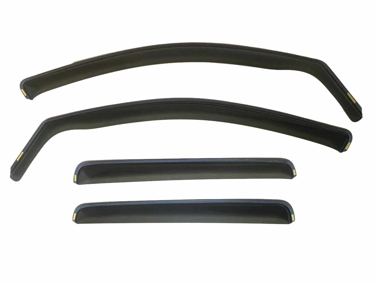 Дефлекторы окон (ветровики) на Mitsubishi Outlander III (2012->) (вставные)