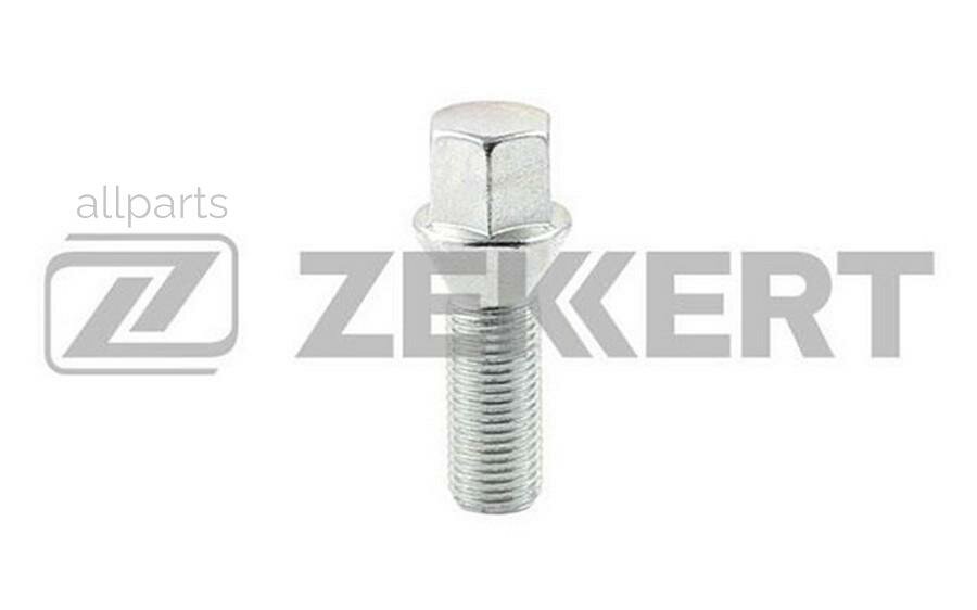 ZEKKERT BE-4038 Болт колесный конус M14 x 1 5 длина резьбы 33 ключ 17 Цинк
