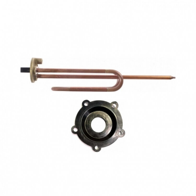 Комплект ТЭН 2кВт (2000Вт) RCF для водонагревателя Ariston, Thermex, под анод М6 + прокладка, 30271K2