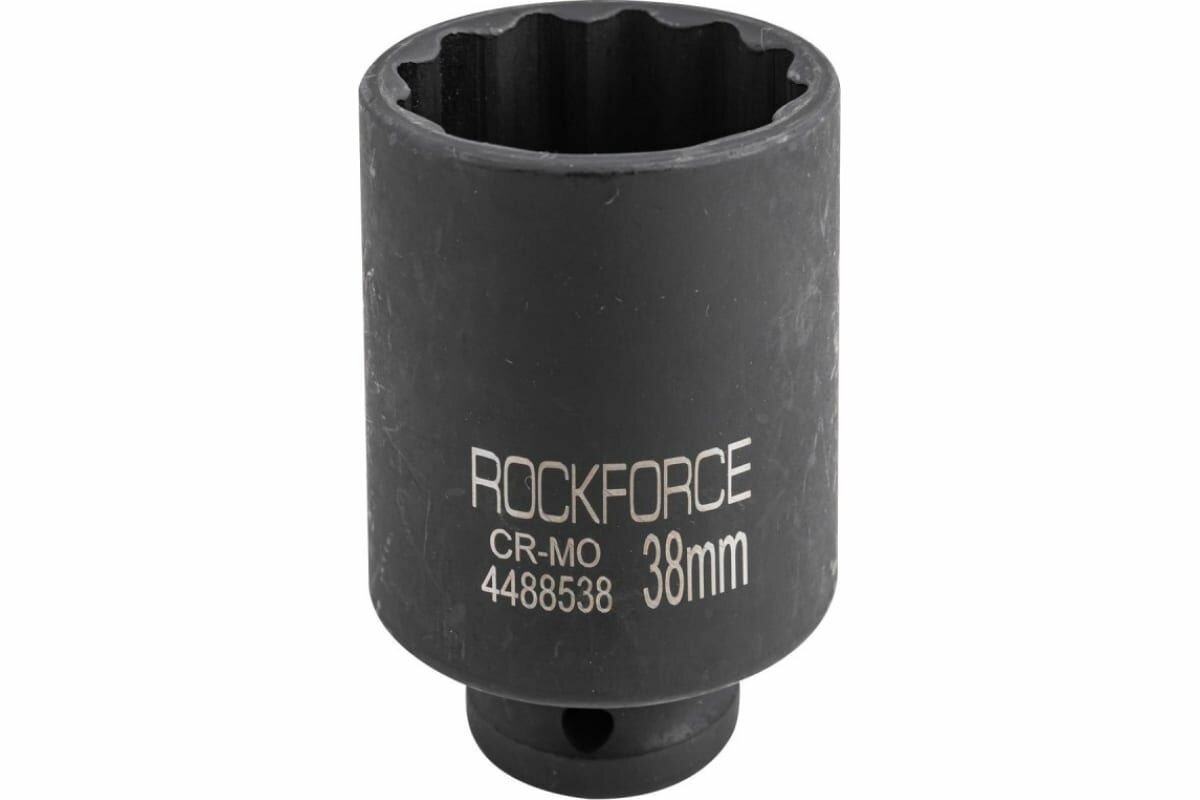 Головка торцевая 6-гранная ударная удлиненная (38 мм; 1/2"DR; 80 мм) ROCKFORCE RF-4488538