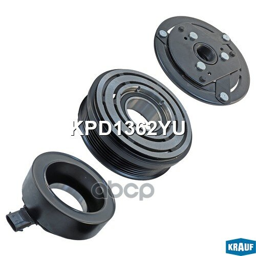 Шкив компрессора кондиционера в сборе CHEVROLET AVEO (T250, T255) (05-) 1.4 i 16V G M F14D3 93 1/2005 4/2008 Krauf.