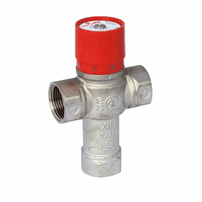 Клапан смесительный термостатический седельный латунь R156 Ду 20 Ру16 3/4" ВР Kvs=2м3/ч Tн=38-60C Tmax=100С Giacomini R156X004