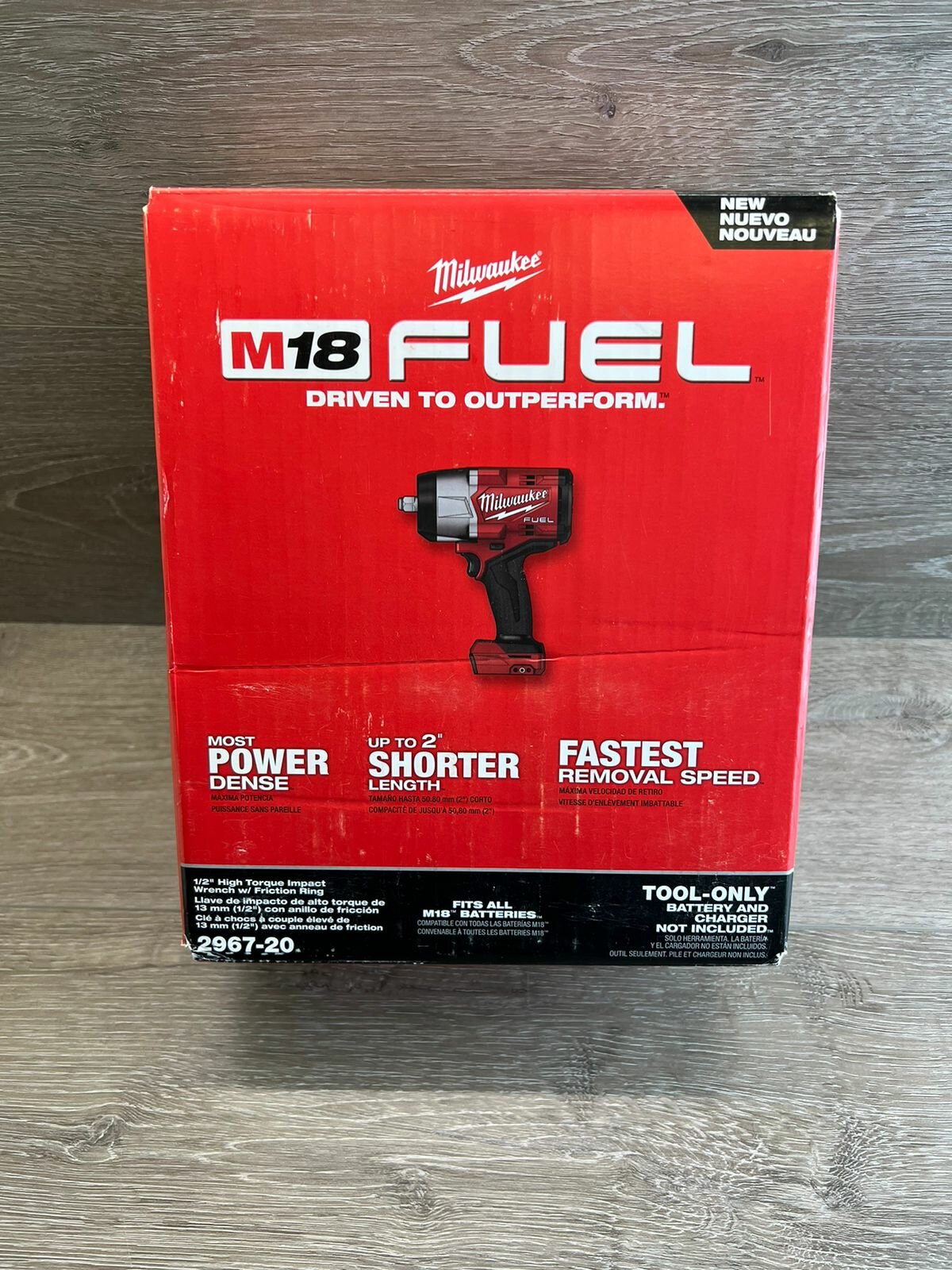 Лучший Гайковерт аккумуляторный milwaukee 2967-20,0акб, новинка 2023г, Вьетнам