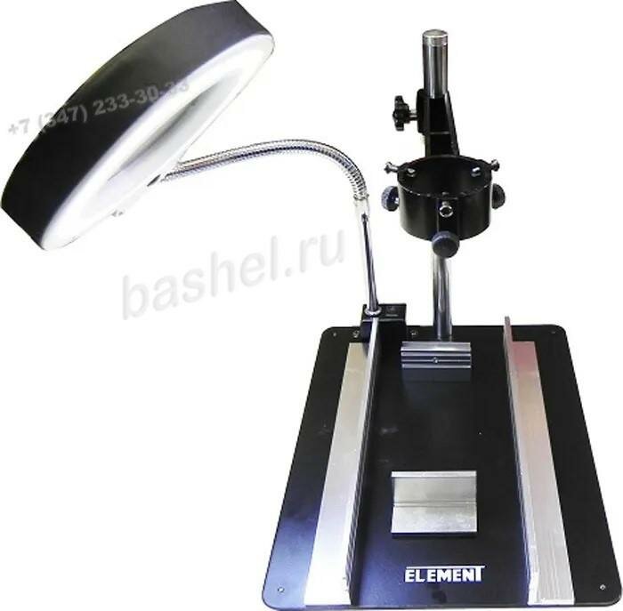 Рабочий стол ELEMENT 628A-III-A (628TD-III ) с держателем фена и платы+лупа с подсветкой