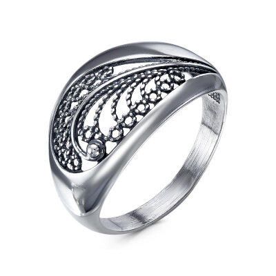 Кольцо, серебро, 925 проба