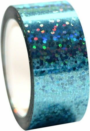 Обмотка PASTORELLI Diamond для гимнастических обручей булав клейкая без подложки, 00241 Голубой