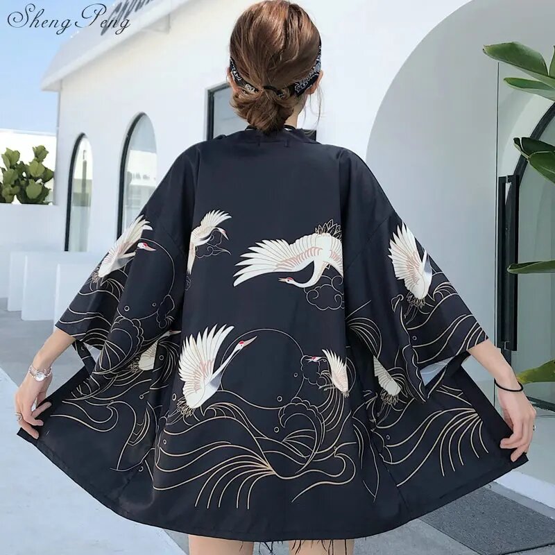 Женское кимоно шенг пэнг красного цвета 11