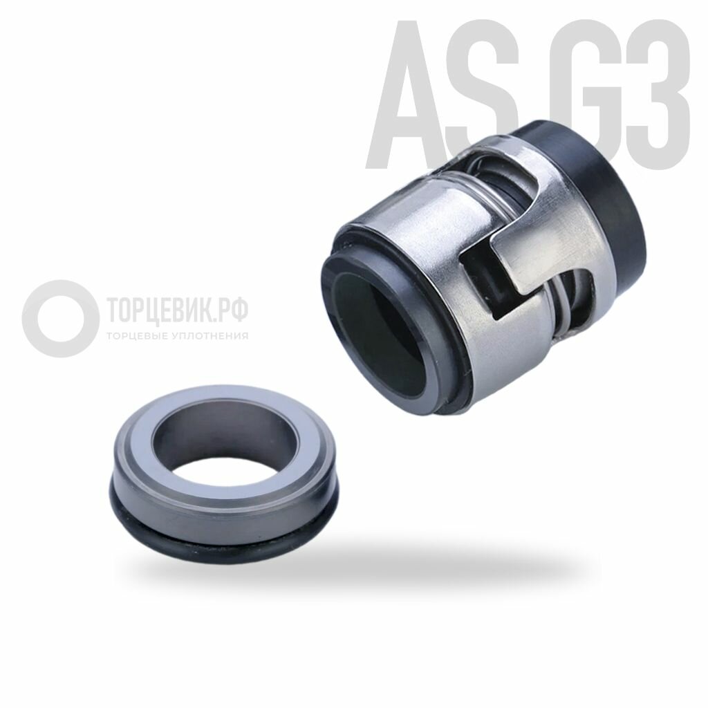 Торцевое уплотнение (сальник) G3-16 (ASG3-16) TC/CAR/EPDM
