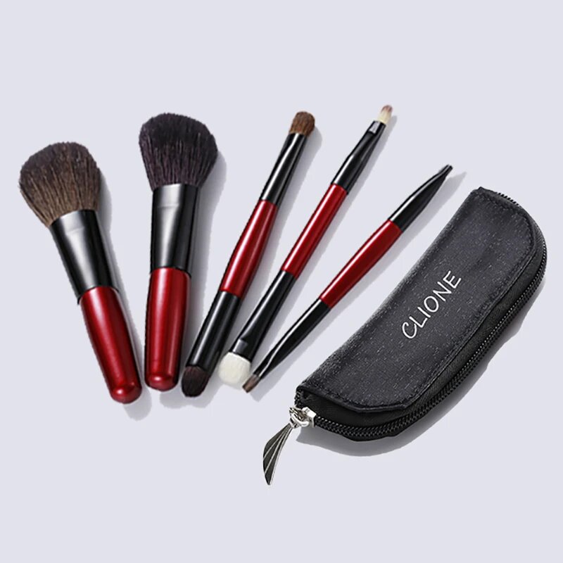 Набор кистей для макияжа Urban Face 5 шт. натуральный волос B-5pcs brush set