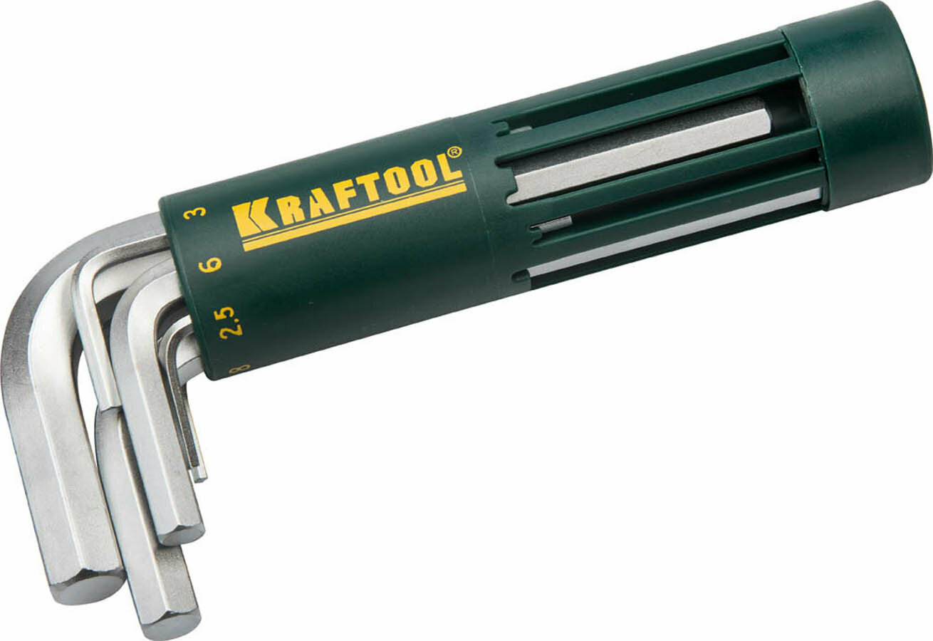 Набор имбусовых ключей KRAFTOOL HEX 2-10мм, 8шт 27430-1_z01