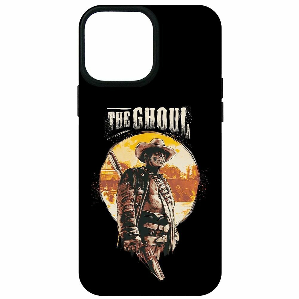 Чехол-накладка Krutoff Soft Case Фоллаут (Fallout) - Гуль для iPhone 13 Pro Max черный