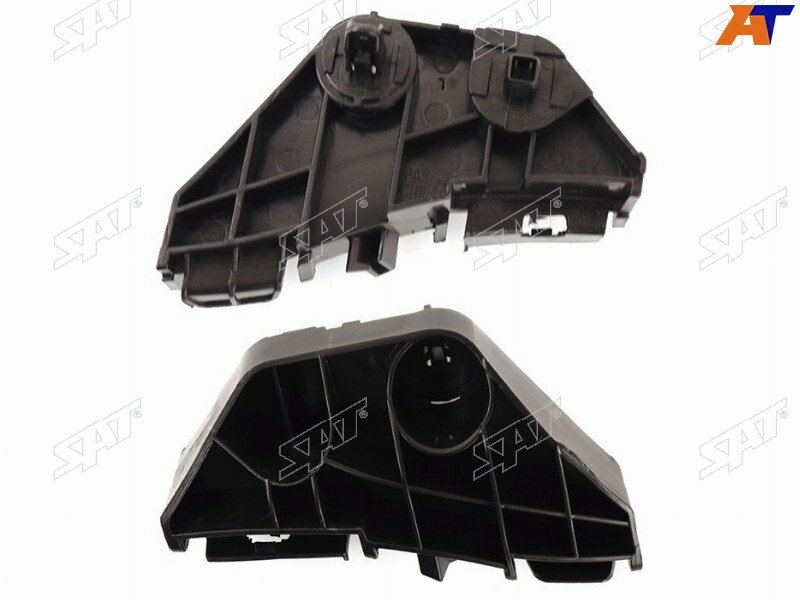 Крепление бампера SAT, для Toyota Corolla, задний, левый, пластик, чёрный