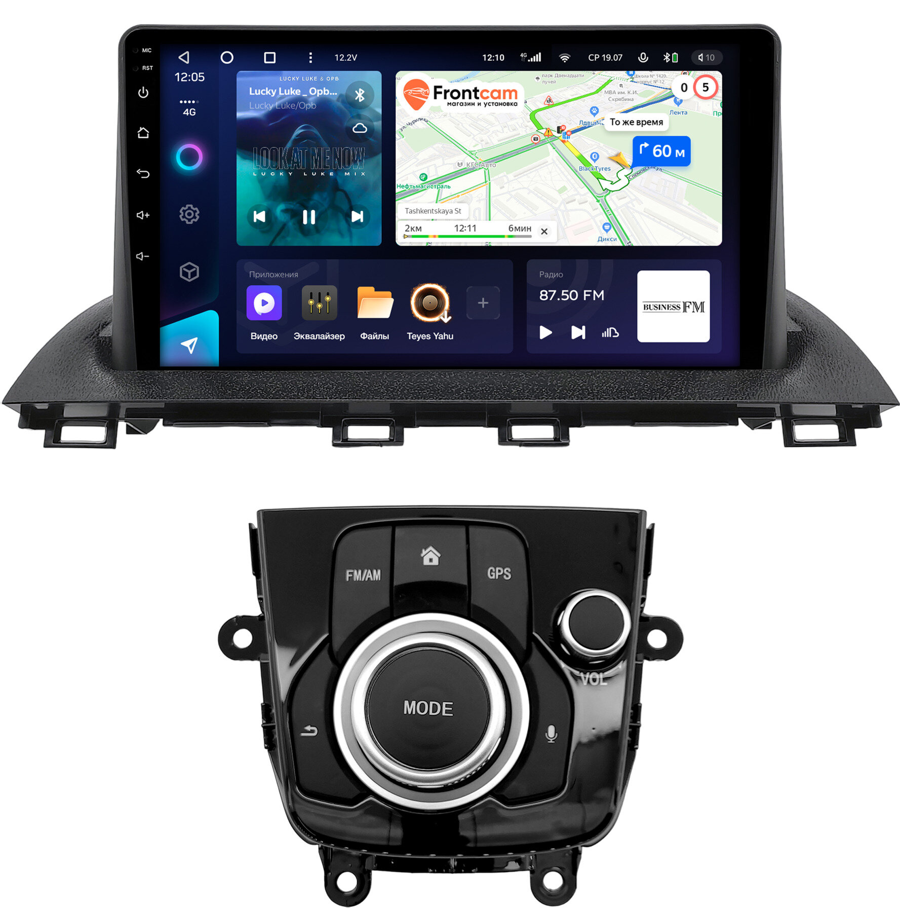 Штатная магнитола Mazda 3 (BM), Axela 3 2013-2019 Teyes CC3 4/64 9" RM-9-1277 Android 10 (4G-SIM, DSP, QLed)