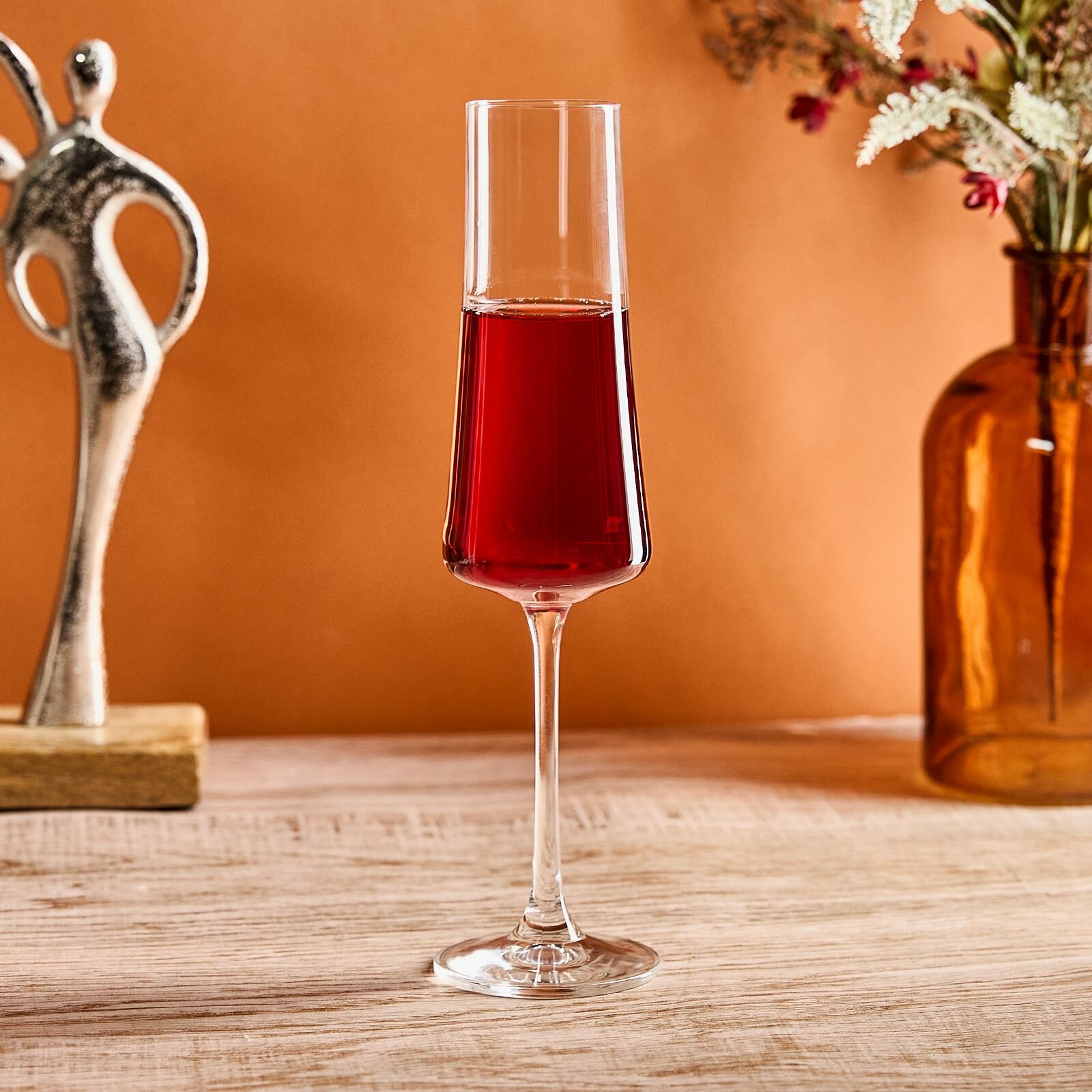 Бокал для шампанского "Magic Ice" 7х7х23 см, цв. прозрачный, хрустальное стекло, 210 мл