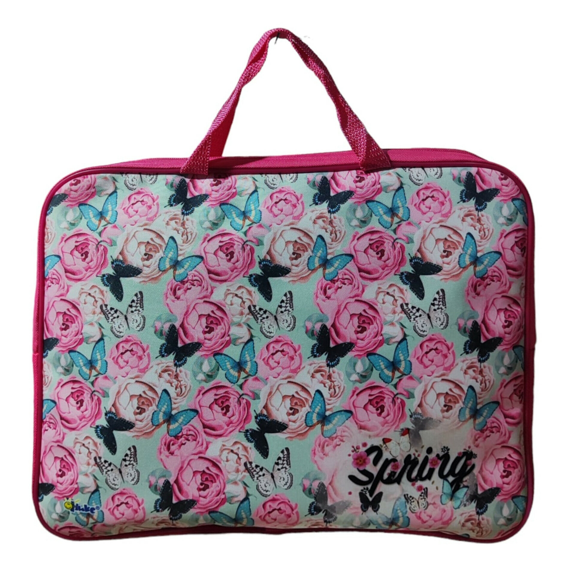 Папка-сумка с ручками А4 текстильная для тетрадей, труда, изо, 1 отделение 350*265*45мм