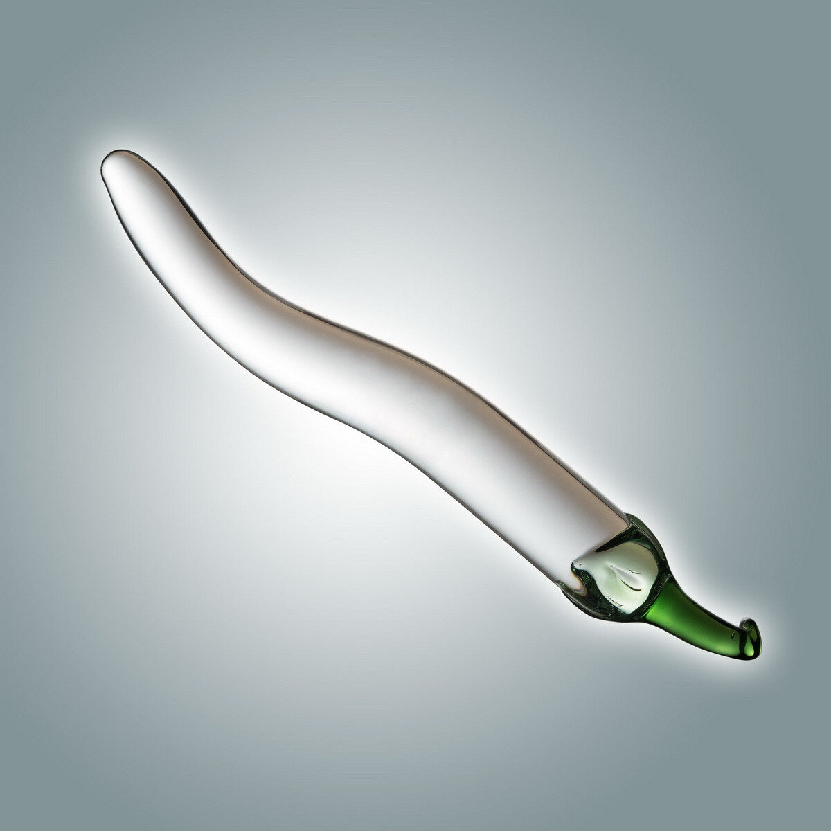 Анальный стимулятор из стекла, стеклянный фаллоимитатор, фалос, анально-вагинальный