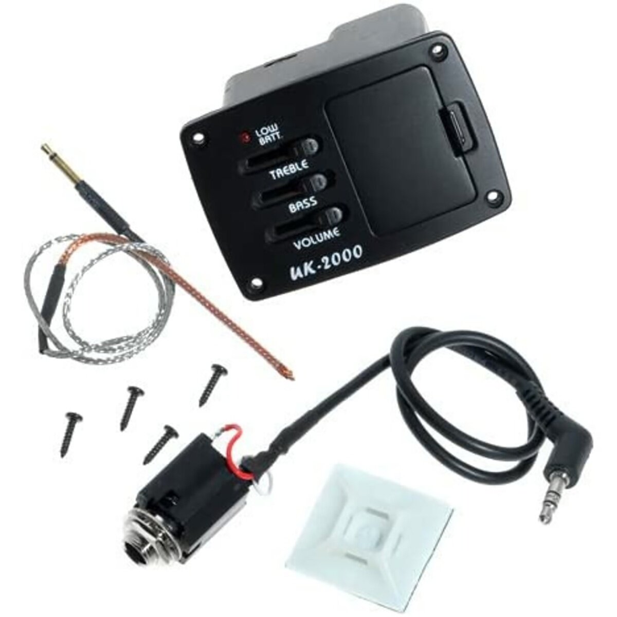 Звукосниматель и 2-полосный эквалайзер для укулеле, Belcat UK-2000