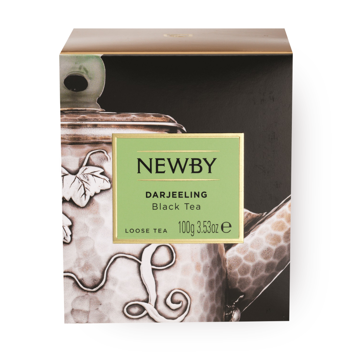 Чай Newby Darjeeling черный листовой без добавок, картонная коробка 100 г