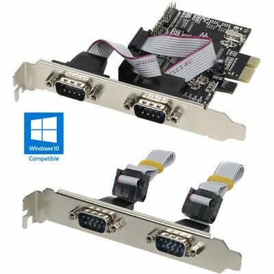 Контроллер PCIe x1 v1.0 (WCH CH384) Serial Port, 4 x RS-232 (DB9M) (ORIENT XWT-PE4SV2)