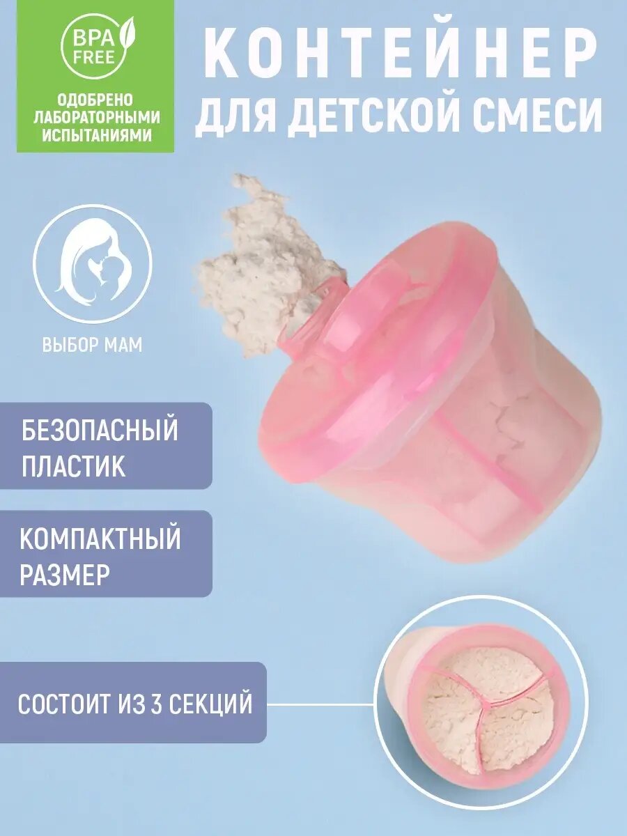 Контейнер для смеси детской дозатор